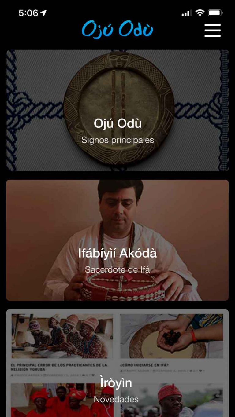 Ojú Odù, o app que contém os 16 principais Odu de Ifá - Ilé Awo