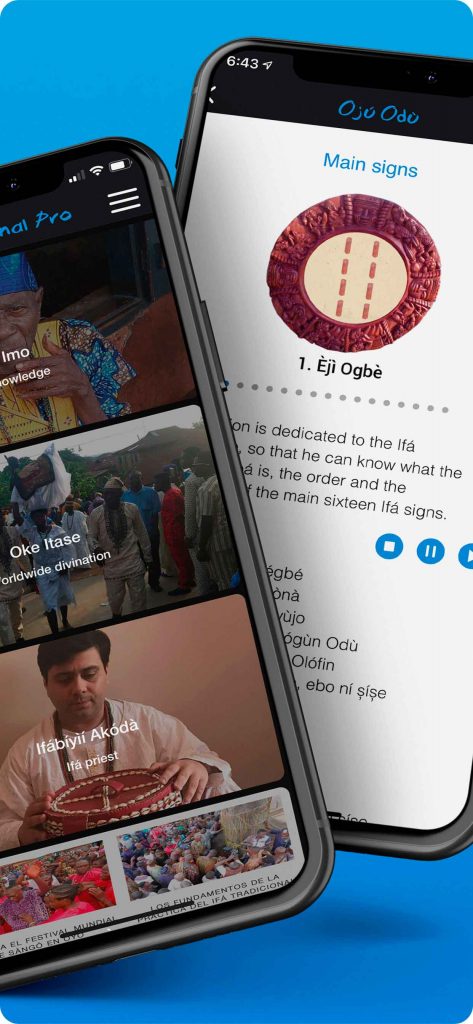 Ifá Tradicional Pro, download the APP in IOS and Amazon - Ilé Awo