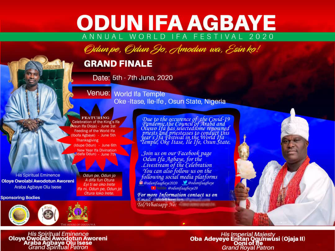 The World Ifá Festival 2020 begins at Ilé Ife - Ilé Awo